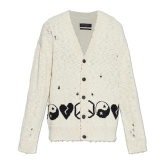AllSaints Tabua Cardigan - - Knitwear - Herren - Beige - M