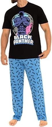 MARVEL Ensemble de Pyjama Homme Black Panther Bleu Medium