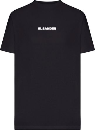 Jil Sander Pull Col Rond - Noir