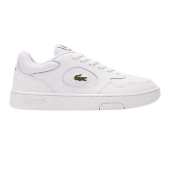 Lacoste Lineset Krokodil Sneaker f&uuml;r Damen, Leder (Wei&szlig;)