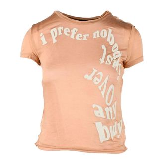 Diesel Luxuri&ouml;ses T-Shirt - - Tops - Damen - Beige - M