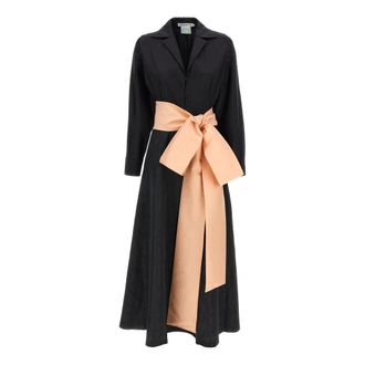 Bernadette Long Clarence Dress - - Dresses - Damen - Schwarzk - 2XS