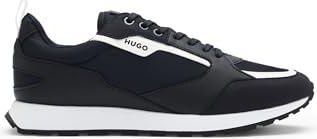 HUGO BOSS Hommes Icelin Runn Baskets logot&eacute;es en m&eacute;lange de mati&egrave;res