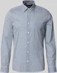 Marc O'Polo Shaped Fit Freizeithemd mit feinem Allover-Print