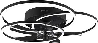 Cecotec Deckenventilatoren mit Licht EnergySilence LampAero 670 FlowLight, DC Motor 20 W, 45 W LED-Licht, 5 Fl&uuml;gel, Fernbedienung, 3 Geschwindigkeiten, 3 Lich