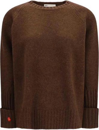 Tory Burch Rundhalspullover - Braun