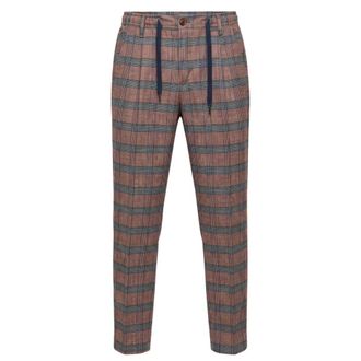 Baldinini Pantalon &agrave; carreaux - Homme - Pantalons - Rouge - Taille: M
