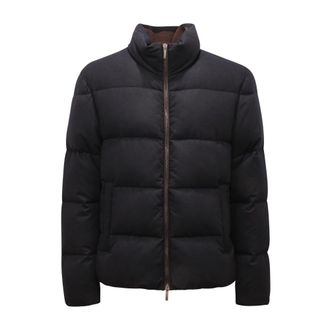 PESERICO Piumino Kaschmir-Mischung Daunenjacke - - Jackets - Herren - Blau - XL