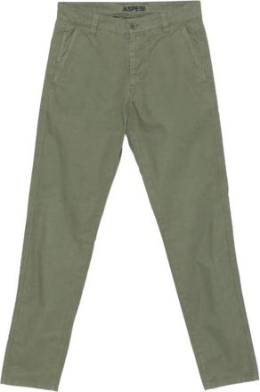 Aspesi Homme, Pantalons, Vert, Taille: M Chinos