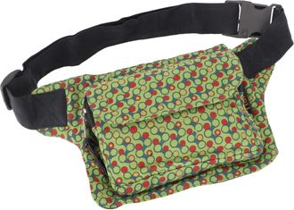 Guru Shop Bedruckte Stoff Sidebag & G&uuml;rteltasche, Farbenfrohe Bauchtasche, H&uuml;fttasche - Lemon, Unisex - Erwachsene, Baumwolle, 15x20x5 cm