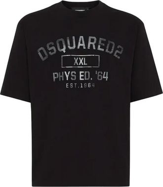 Dsquared2 DSquared2 - Phys Ed Military T-Shirt f&uuml;r Herren (Schwarz)