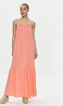 Tommy Hilfiger Sommerkleid UW0UW05406 Orange Relaxed Fit