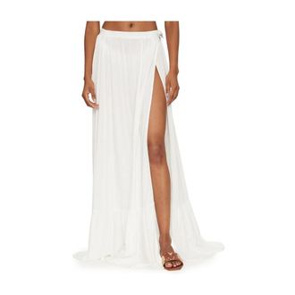 Guess Wickelrock Lang - - Skirts - Damen - Wei&szlig; - XS