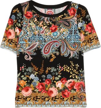 Johnny Was t-shirt Janie Favorite - Noir