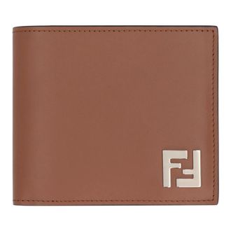 Fendi FF Squared Bi-Fold Geldb&ouml;rse - - Accessories - Herren - Braun - ONE SIZE