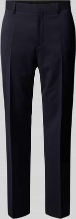 HUGO BOSS Regular Fit Anzughose mit Bügelfalten Modell Genius