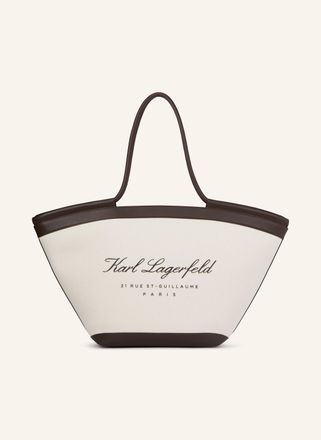 Karl Lagerfeld Strandtasche weiss
