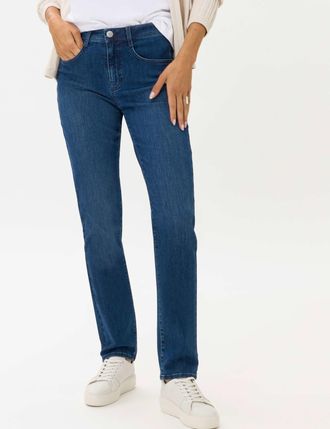 Brax 5-Pocket-Jeans BRAX Style MARY, Damen, Gr. 48K (24), Kurzgr&ouml;&szlig;en, blau, Denim/Jeans, 96% Baumwolle, 4% Elasthan, regular fit, Jeans 5-Pocket-Jeans, Top