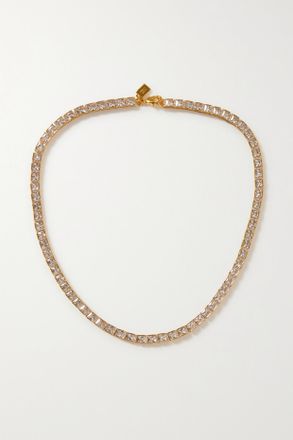 Crystal Haze Collier En Plaqu&eacute; Or Et Zircons Cubiques Icon Chain - Dor&eacute;