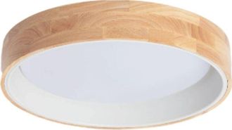 GreenIce Dekorative LED-Deckenleuchte, 40 W, CCT 3000-6000&ordm;K (Einstellbar Lichtton), Fernbedienung, wei&szlig;es Finish