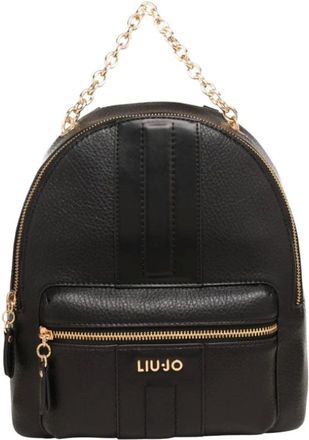 Liu Jo Femme, Sacs, Noir, Taille: ONE Size Sac &agrave; dos avec breloque