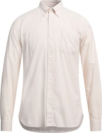 Woolrich COTTON LINEN STRIPE SHIRT