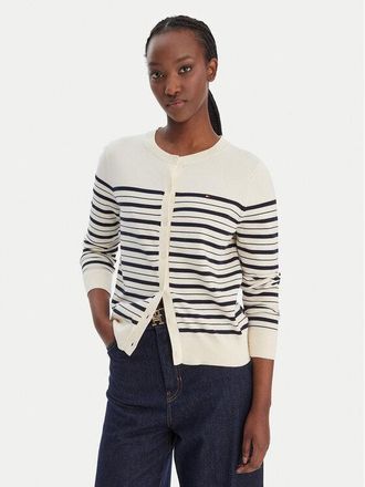 Tommy Hilfiger Strickjacke WW0WW42370 Beige Regular Fit