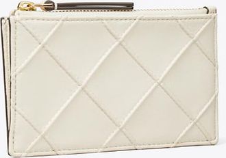 Tory Burch Damen Weiches Fleming Kartenetui mit Rei&szlig;verschluss