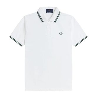 Fred Perry M12 16C Polo - - Tops - Herren - Wei&szlig; - 2XS