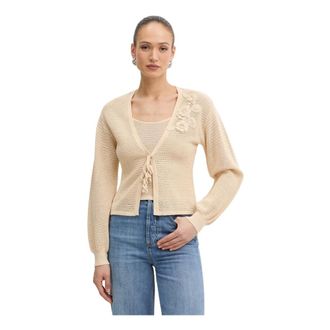 Twinset Damen, Strickwaren, Beige, SGr&ouml;&szlig;e