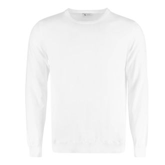 THE (ALPHABET) Herren, Strickwaren, Wei&szlig;, 2XLGr&ouml;&szlig;e