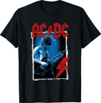 AC/DC Angus Young Blue Foto von Michael Putland T-Shirt