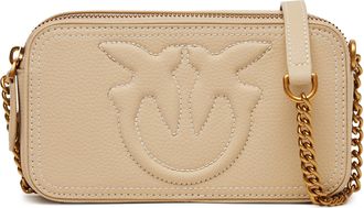 Pinko Handtasche PINKO Carrie Camera Case Mini 103799 A1LF Beige