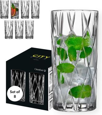 Orrefors City Highball-Glas, 328 ml, 4 St&uuml;ck