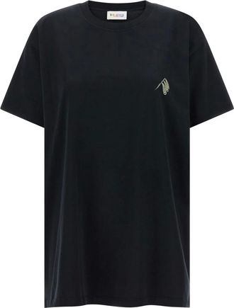 The Attico Femme, Tops, Noir, Taille: 36 FR Il Primo Bagno T-shirt