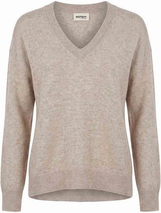 Notshy Pull &Agrave; Col V - Beige