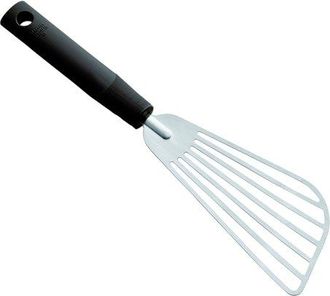 Kuhn Rikon 22953 Küchenhelfer Zubehör farbig Cooks Tools FlexiWender geschlitzt schwarz klein 32 cm