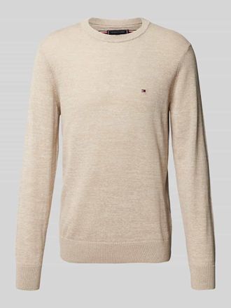 Tommy Hilfiger Strickpullover mit Leinen-Anteil