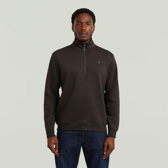 G-Star Premium Core Half Zip Sweater - Braun - Herren