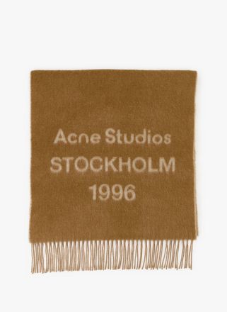 Acne Studios Echarpe &agrave; franges en laine