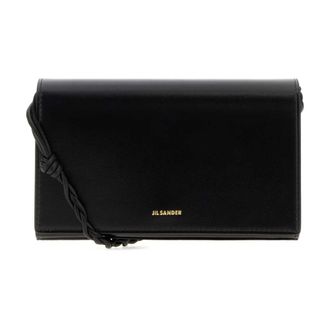 Jil Sander Tangle Wallet with Strap - - Bags - Damen - Schwarzk - ONE SIZE