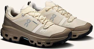 On Wanderschuhe Cloudrock Low Wp beige