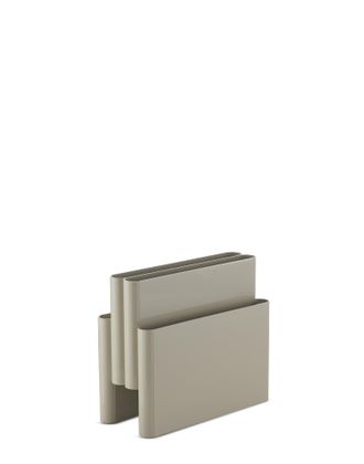 Kartell Magazine Rack, Zeitschriftenhalter, L 40 x H 34.5 cm, Taubengrau