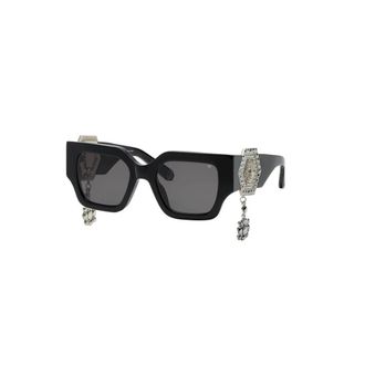 Philipp Plein Authentische Brille mit Premium-Qualit&auml;t - - Accessories - Damen - Schwarzk - 51 MM