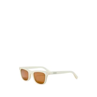 Jacquemus Quadratische Sonnenbrille - - Accessories - Damen - Wei&szlig; - 48 MM