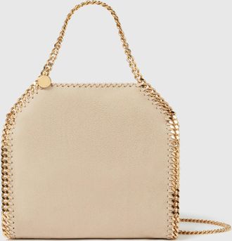 Stella McCartney Falabella Mini Tote Bag, Woman, Clotted Cream