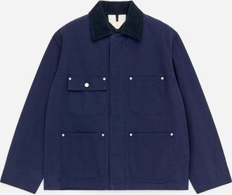 Arket Workwear-Jacke Aus Canvas -Blau