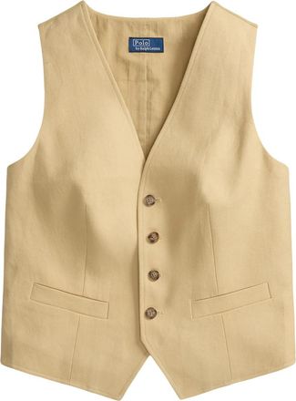 Ralph Lauren Buttoned Hemp Vest