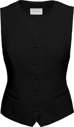Andiata Gilet Maria - Femme - Vestes - Noir - Taille: 40 FR