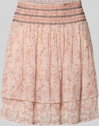 Boss Orange by Hugo Boss Ausgestellter Mini-Rock mit Allover-Muster Modell C_VESIANA